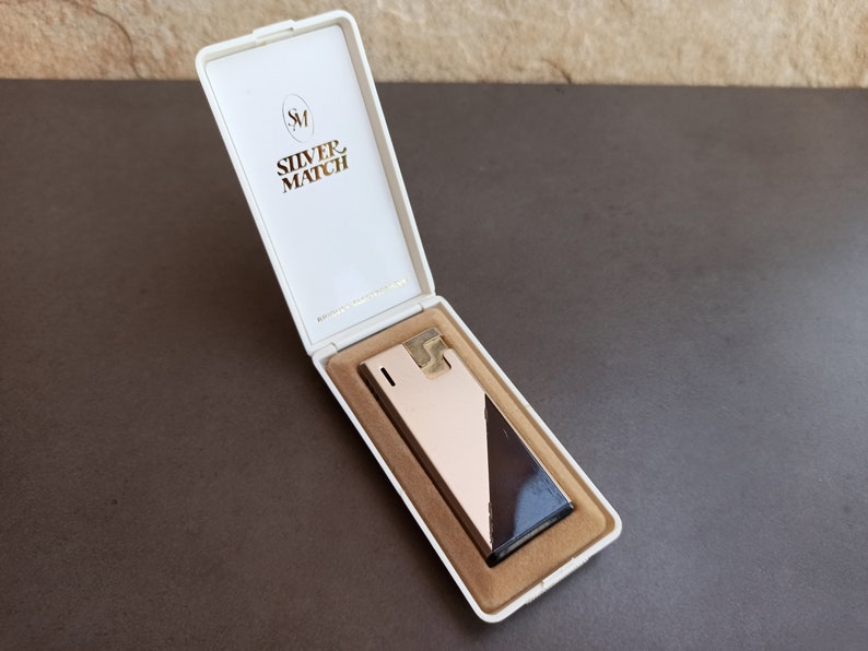 Vintage Silver Match Gas Lighter Briquet Electronique - Etsy