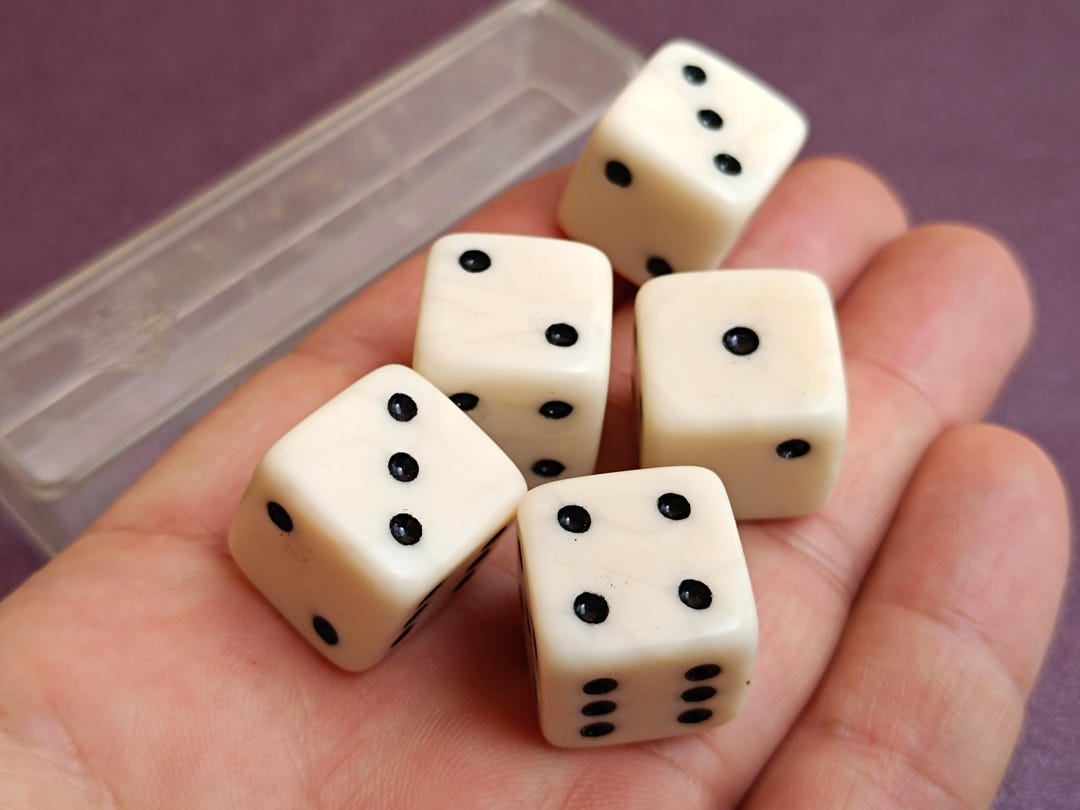 1980s Dice Industrial Calpico Vintage Dice, Vintage Complete Dice ...
