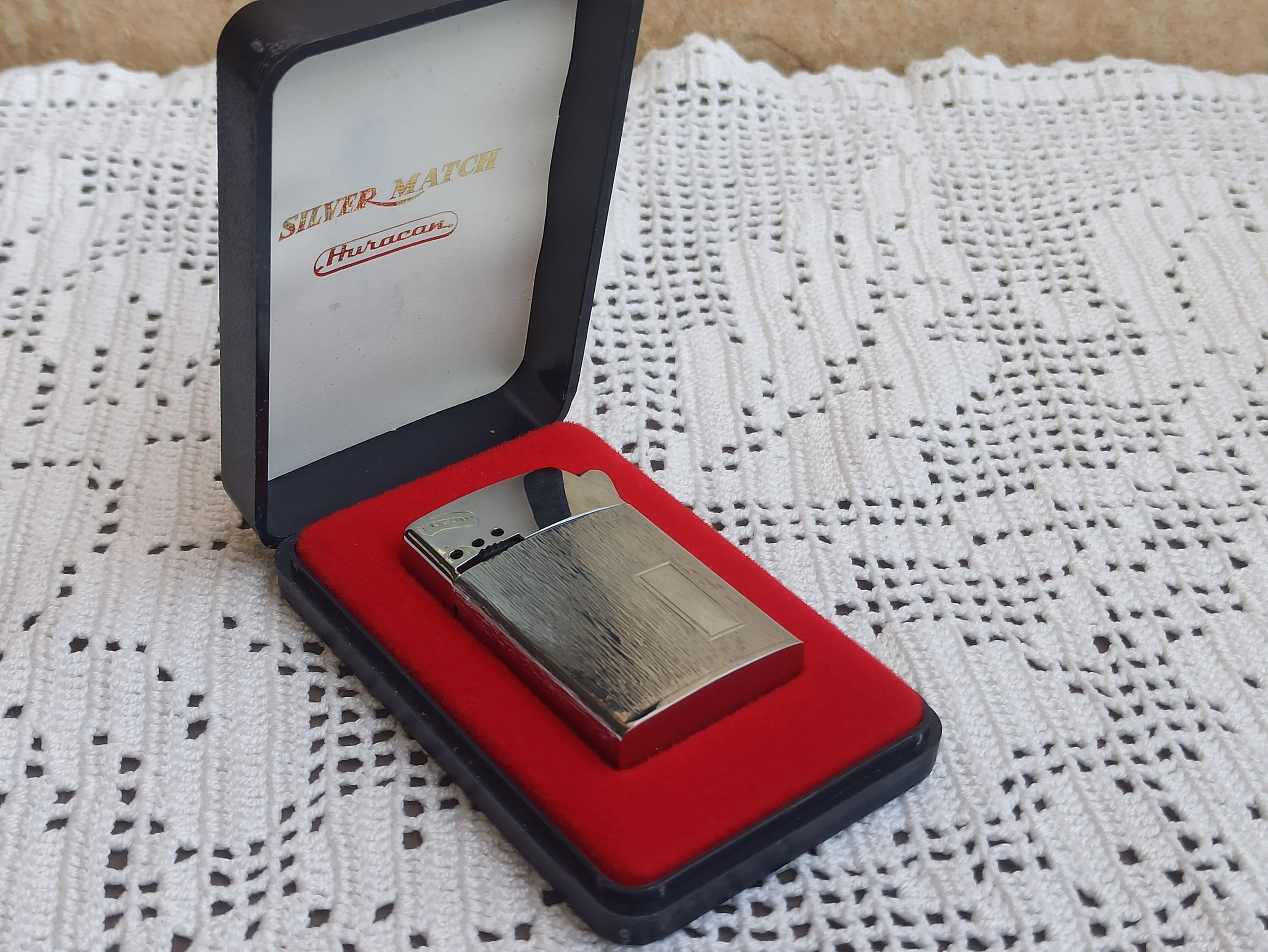 Vintage SILVER MATCH Lighter Antique 1970 Pocket Lighter - Etsy