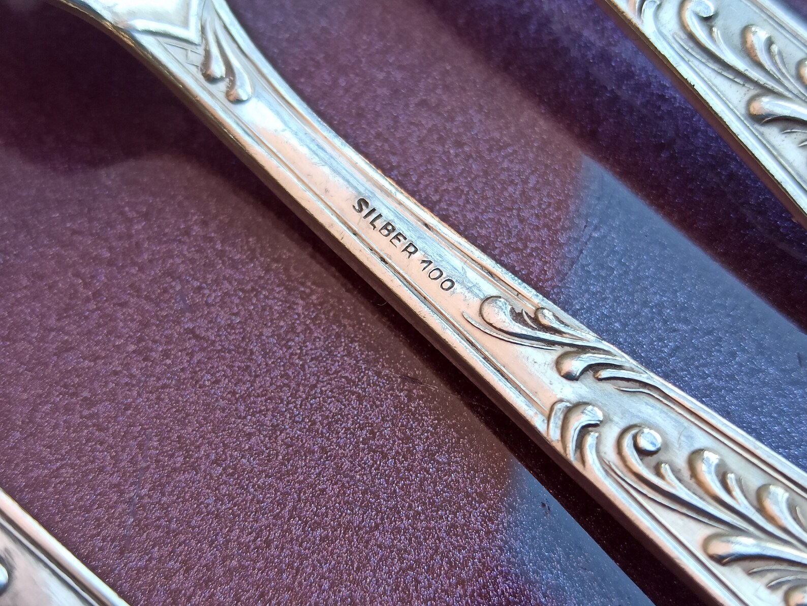 Solingen Silver Plated Cutlery Set, Romantic Dinner Cutlery, Vintage ...