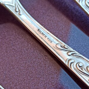 Solingen Silver Plated Cutlery Set, Romantic Dinner Cutlery, Vintage ...