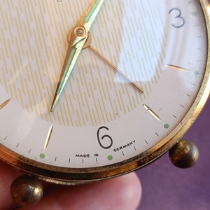 1940-50s EMES Germany Vintage Alarm Clock With Mechanical Mechanism ...
