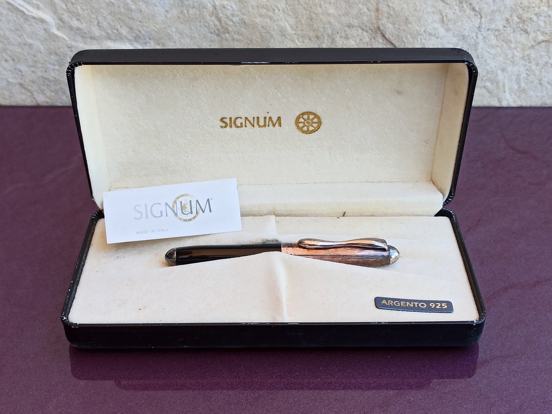 SIGNUM 925 Silver ITALY Mini Fountain Pen, Fountain Pen, Antique ...