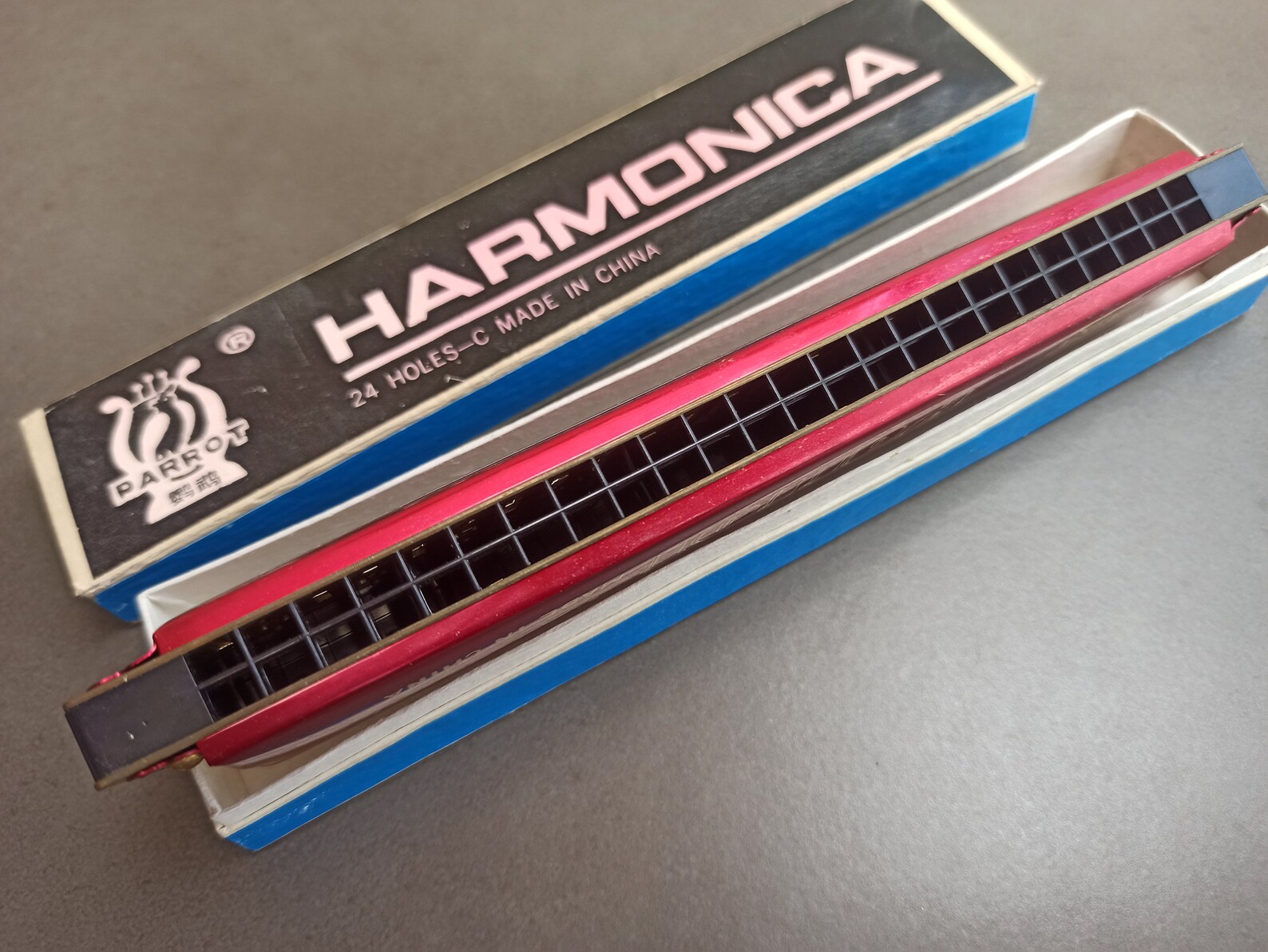 Harmonica Parrot Vintage Harmonica in Original Box Blessing - Etsy