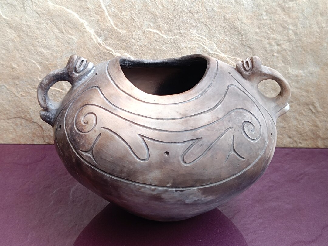 1980s Taino Duho Ceramic Vase, Taino Art Figurine, Replica, Spain - Etsy