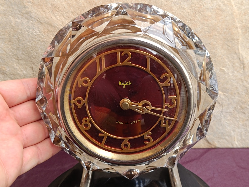 1970 USSR MAJAK Clock, Vintage Mechanical, Vintage Friendship Alarm ...