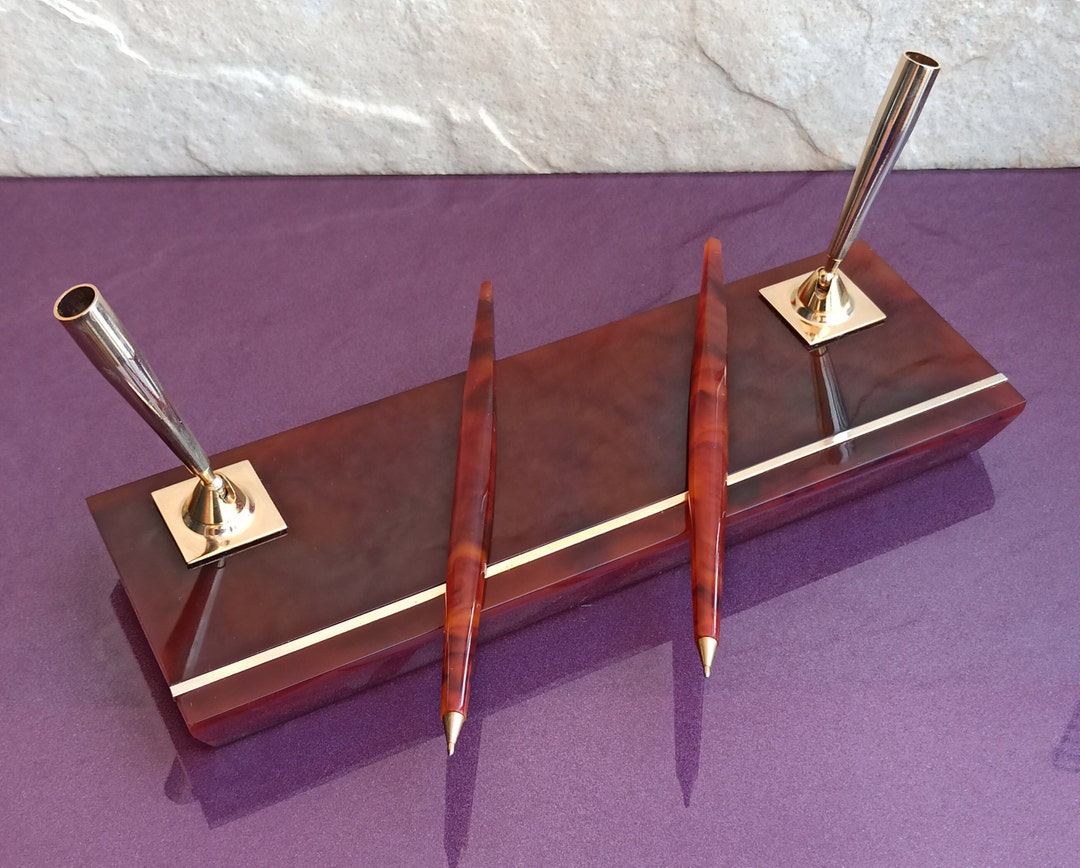 PLASTIC Set Ballpoint Pens, 1970s Ballpoint Pen, Vintage Ballpoint Pen ...