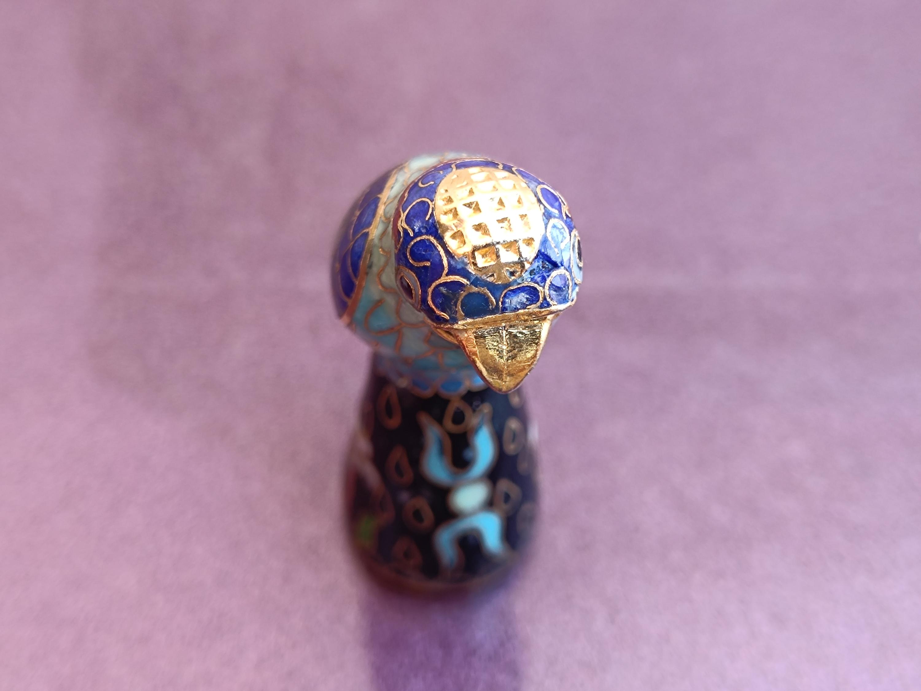 1980s Cloisonne Bird Thimble, Thimble Collectible, Vintage Thimble ...