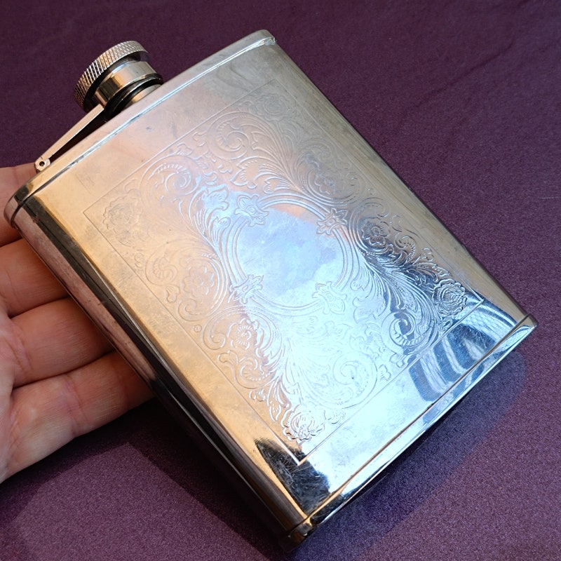 Vintage Flask - Etsy