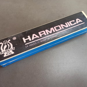 Harmonica Parrot, Vintage Harmonica in Original Box, Blessing Harmonica ...
