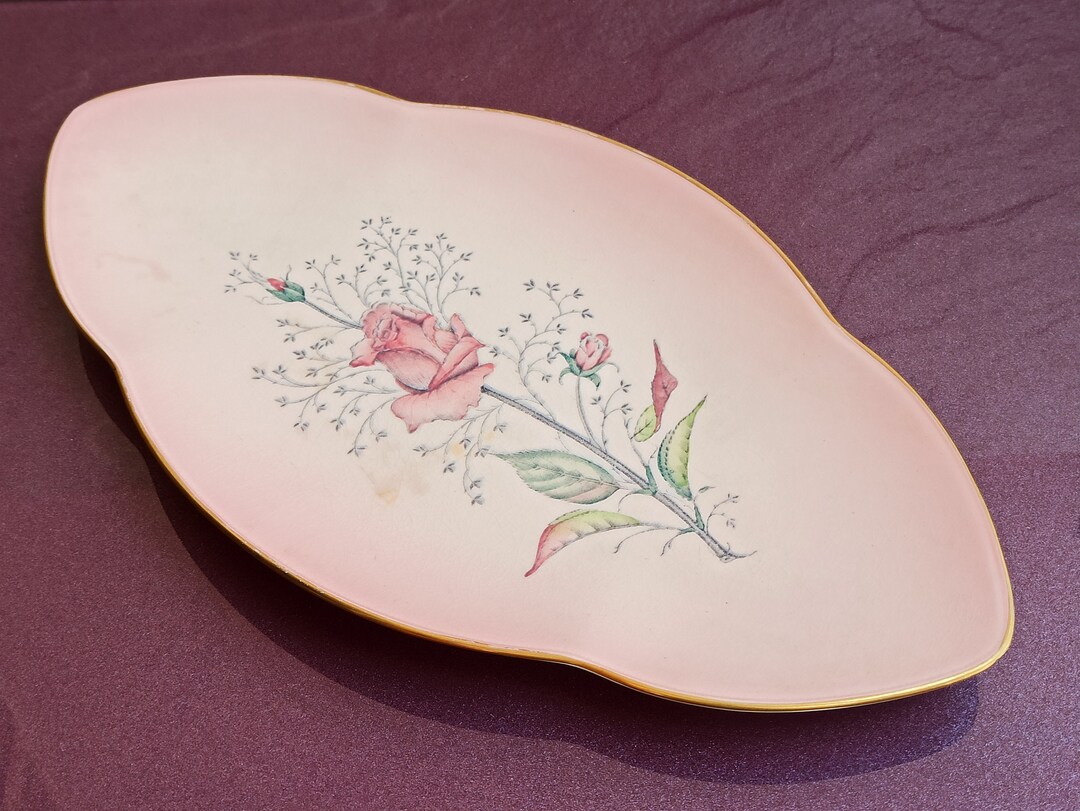 1970 Carlton Ware Hand Painted Porcelain Plate, English Plate ...
