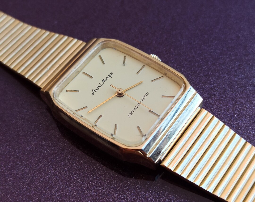 Andre Monique Gold Filled NOT Working Vintage Watch, Mechanical Watch ...