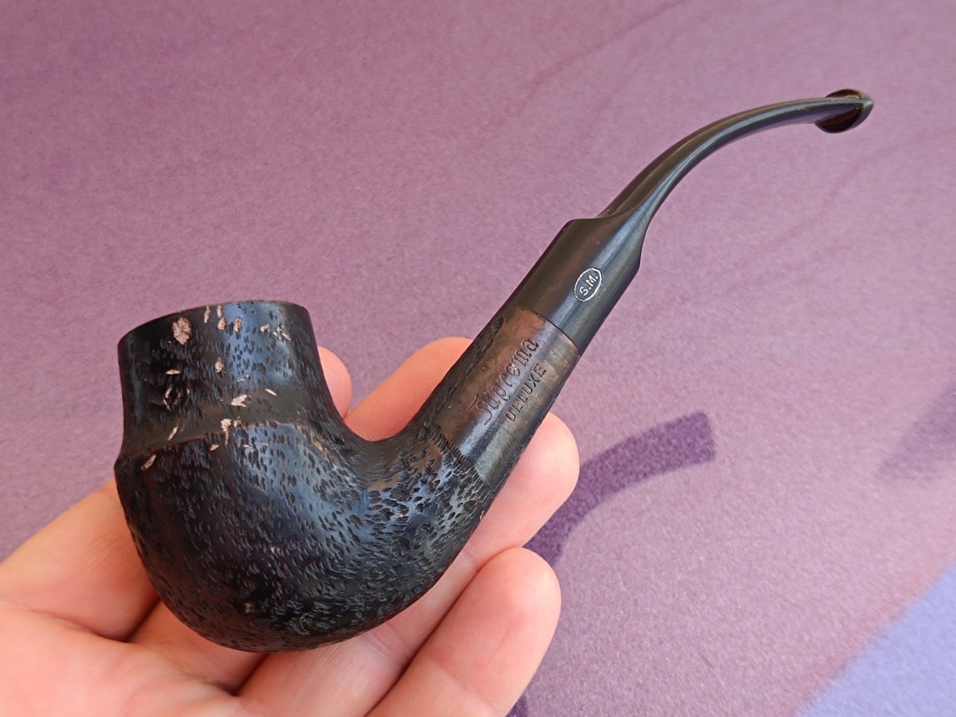 SUPREMA DELUXE Smoking Pipe, Antique Smoking Pipe, Briar Guaranteed, Vintage Briar Tobacco Pipe ...