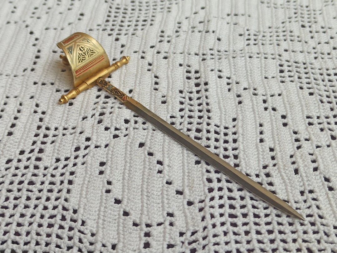 Toledo LETTER OPENER, Bronze Letter Opener, Letter Opener Sword ...