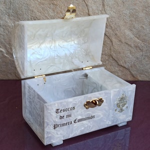 Religious Music Box, Primera Comunion, First Communion, Antique Music ...