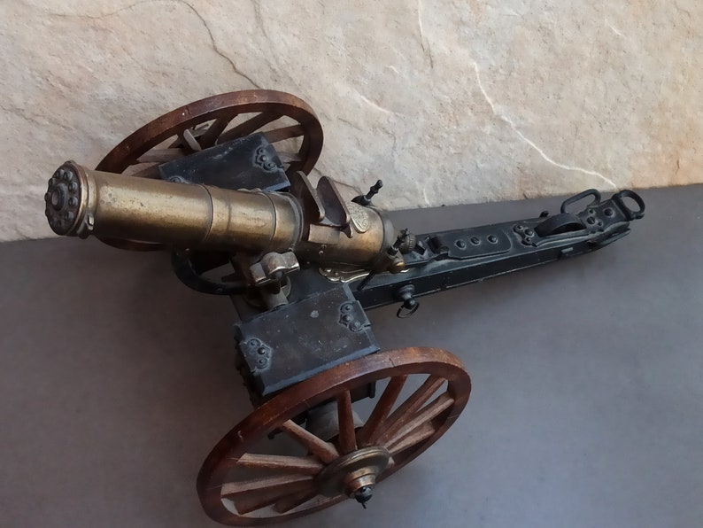 Gatling Gun Model 1886 USA Heavy Field Gun Scratch Built - Etsy