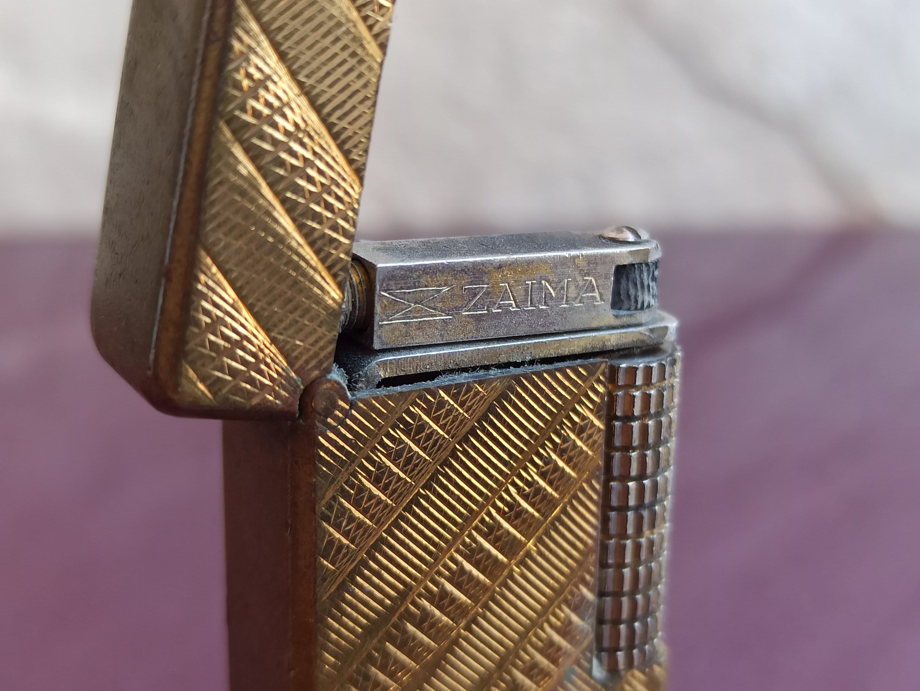 1970 ZAIMA Comelet Gold Plated Vintage Lighter Antique Pocket - Etsy