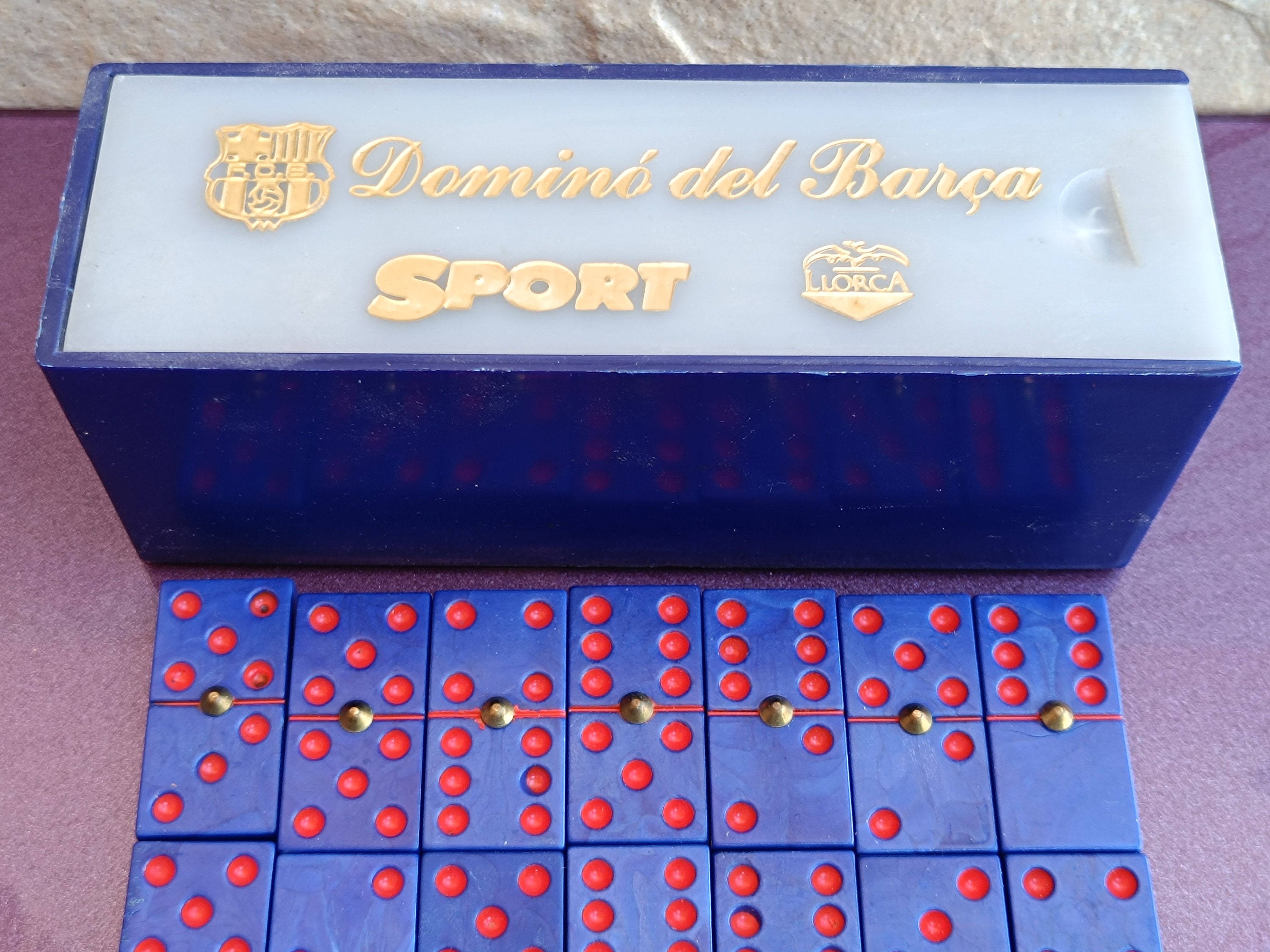 Domino Del Barça, Dominoes Board Game, Spanish Domino, FCB, Dominoes ...