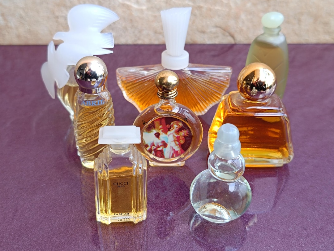 Set of 8 Perfumes Mini and Cream, Perfume Miniatura, Miniatura Splash ...