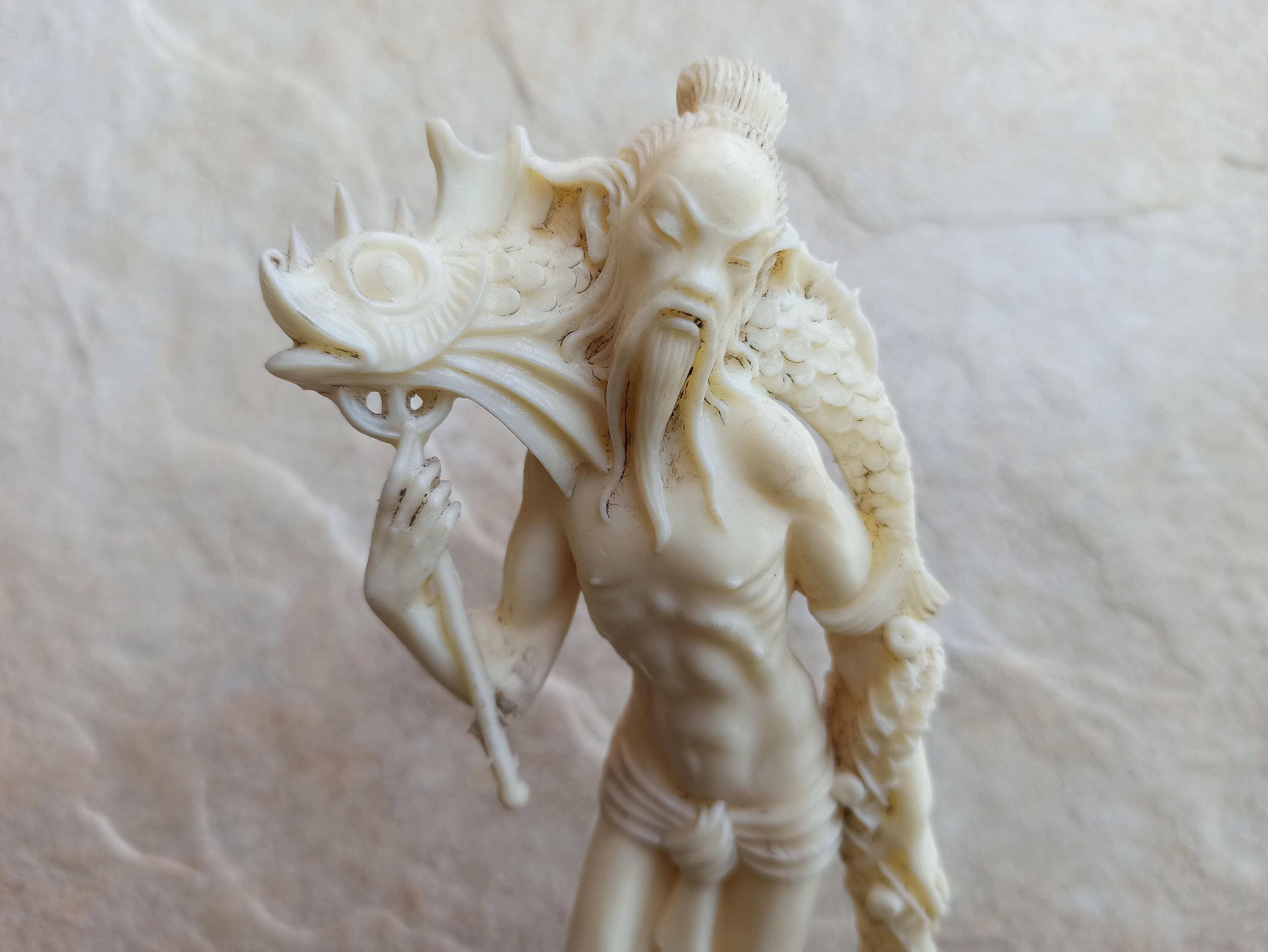 Vintage Asian Statue Depose Italy Fontani Antique Asian - Etsy