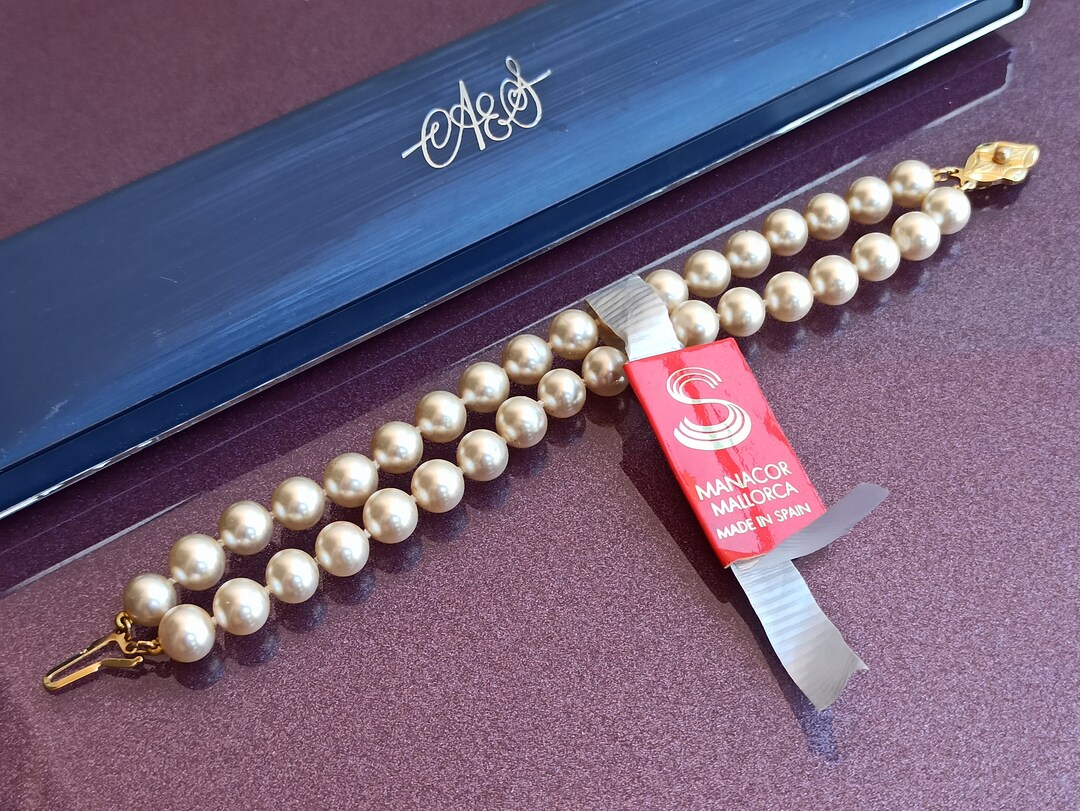 8 Mm Pearl Sureda, Manacor Mallorca Bracelet, Mallorca Pearl, White ...