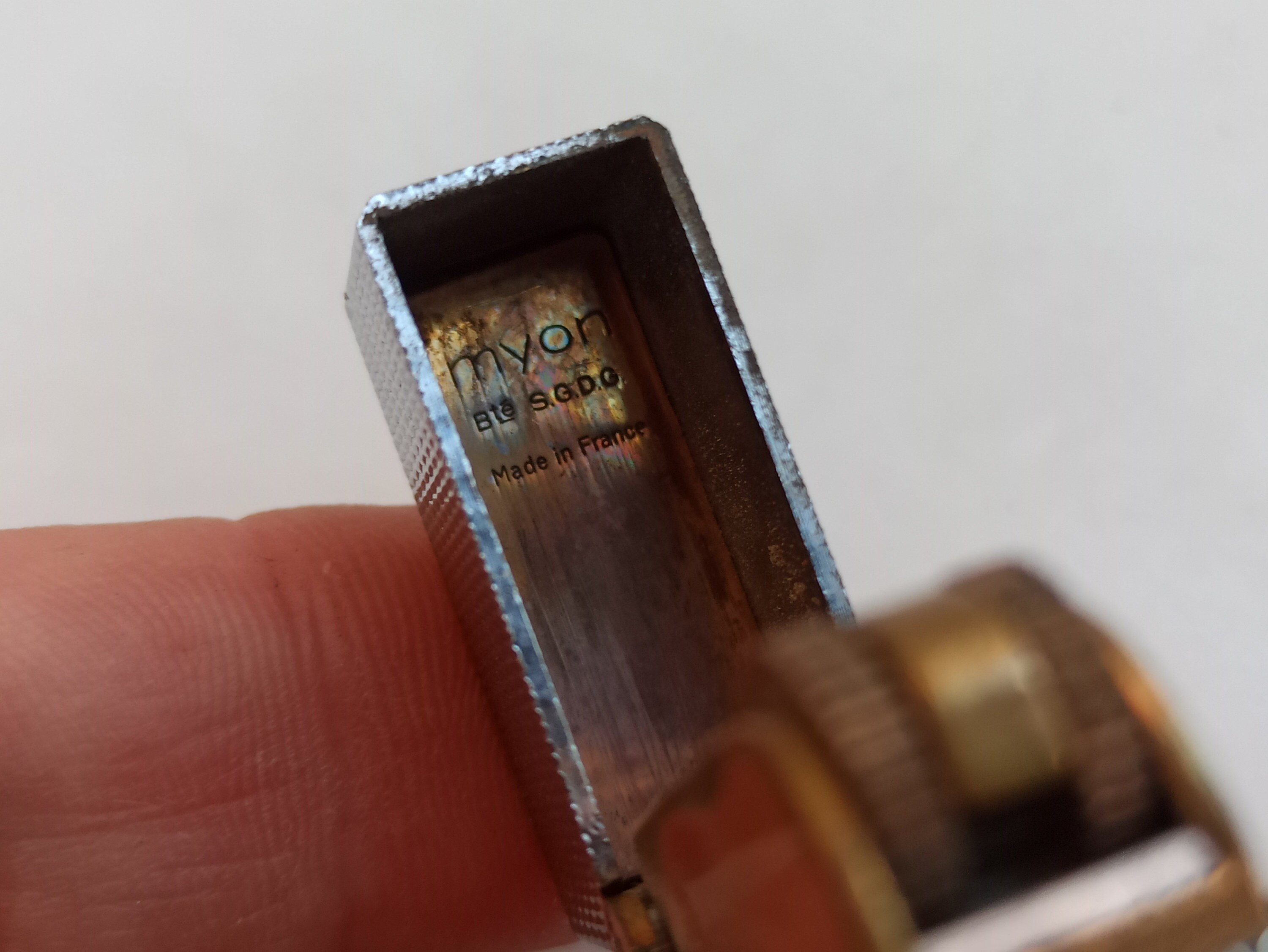 MYON Vintage Gas Lighter King Flam Antique 1970 Pocket - Etsy