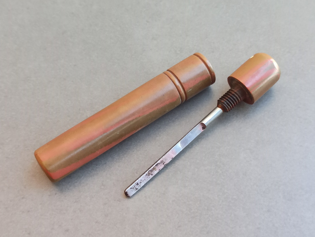 Vintage Pipe Tamper, Pipe Tool, Antique Metal and Plastic Tamper ...