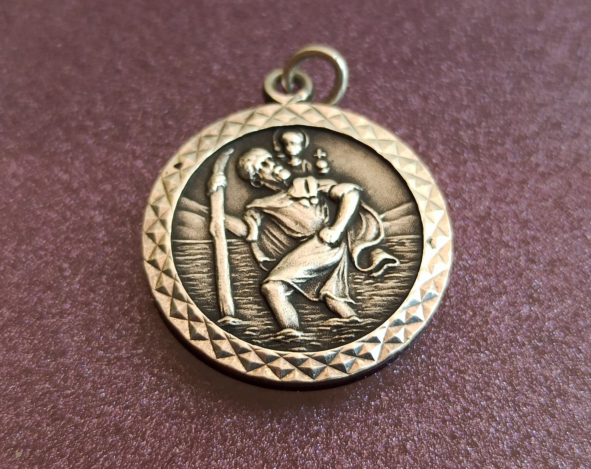 San Jose Silver Medal, Saint Joseph, St Joseph Medal, Religious Pendant ...