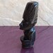 1970 Aztec God of Health and Medicine, Black Obsidian Figure ...