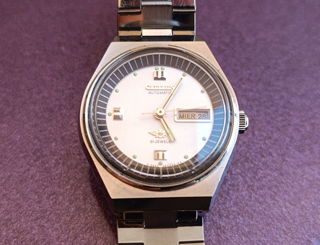 1980 Citizen Automatic Watch, Mechanical Watch, Vintage Mens Watch ...