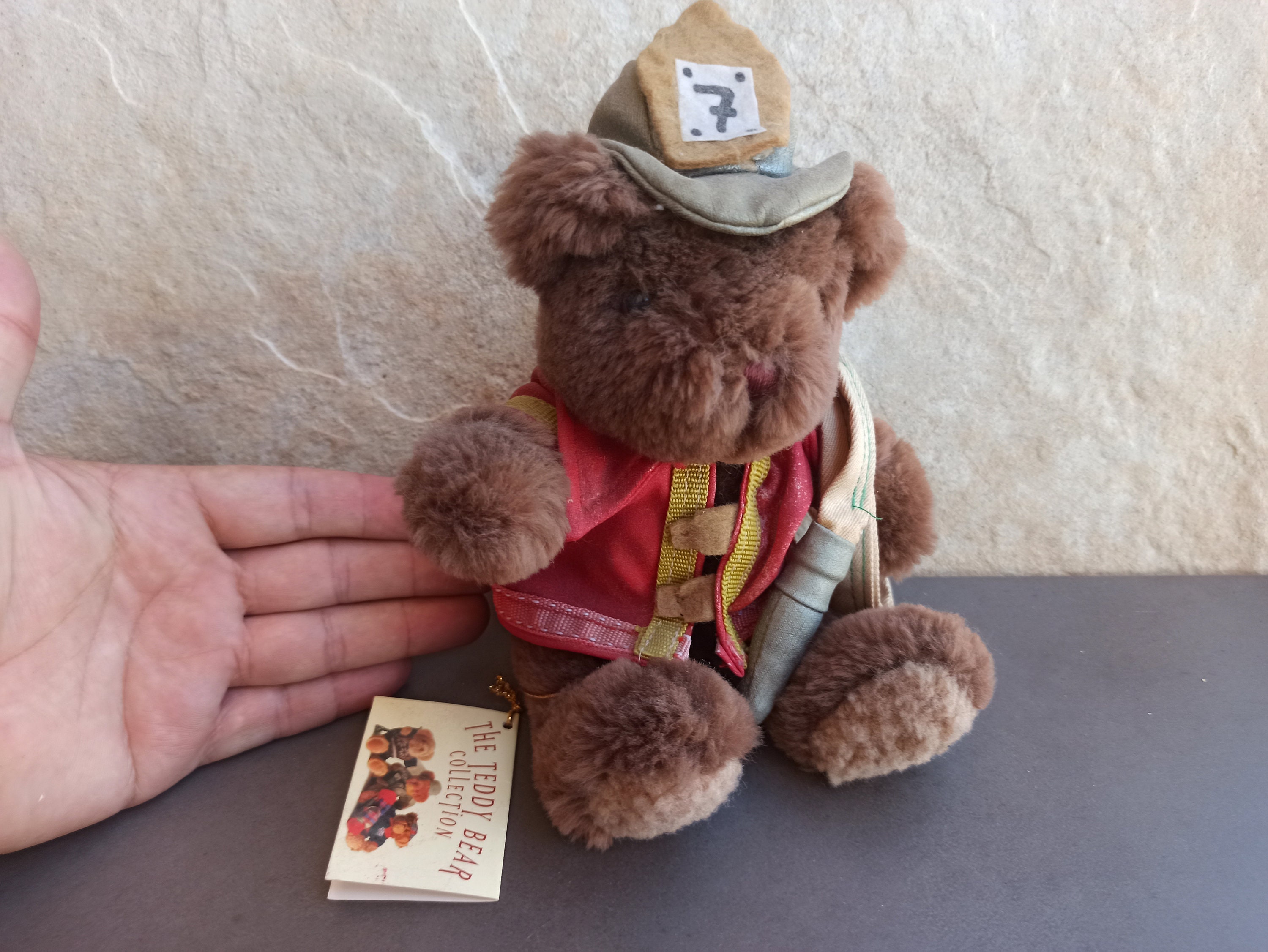 Original Fireman Teddy Bear, Original Soft Plush Toy, Captain Teddy ...