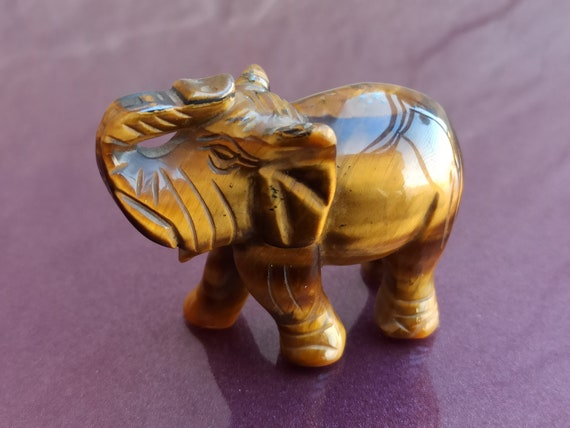 Tiger eye elephant store