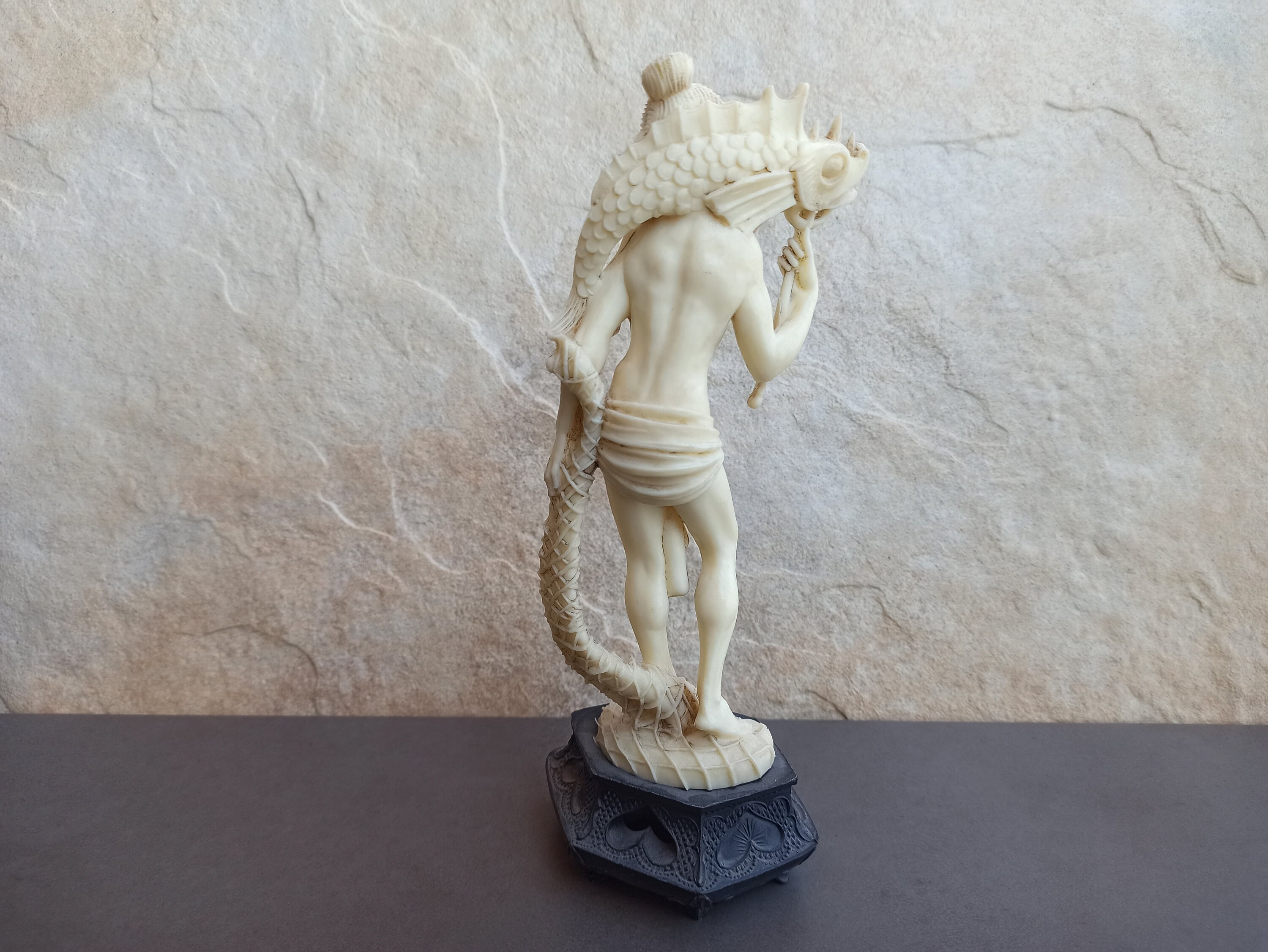Vintage Asian Statue Depose Italy Fontani Antique Asian - Etsy