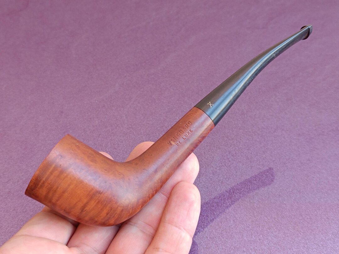 VANGUARD De LUXE Smoking Pipe, Vanguard Real Briar FF 32B Tobacco Pipe ...
