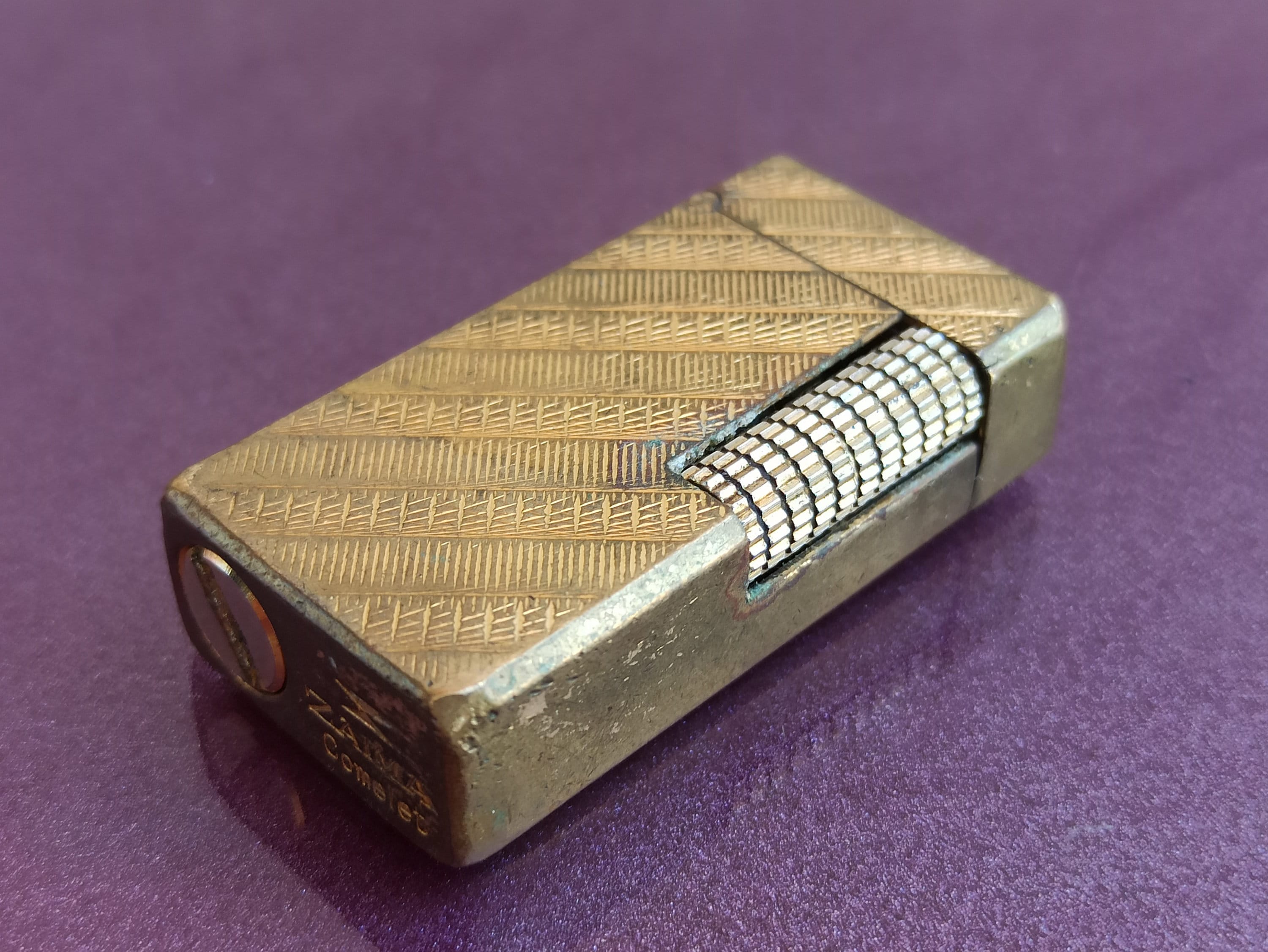 1970 ZAIMA Comelet Gold Plated Vintage Lighter Antique Pocket - Etsy