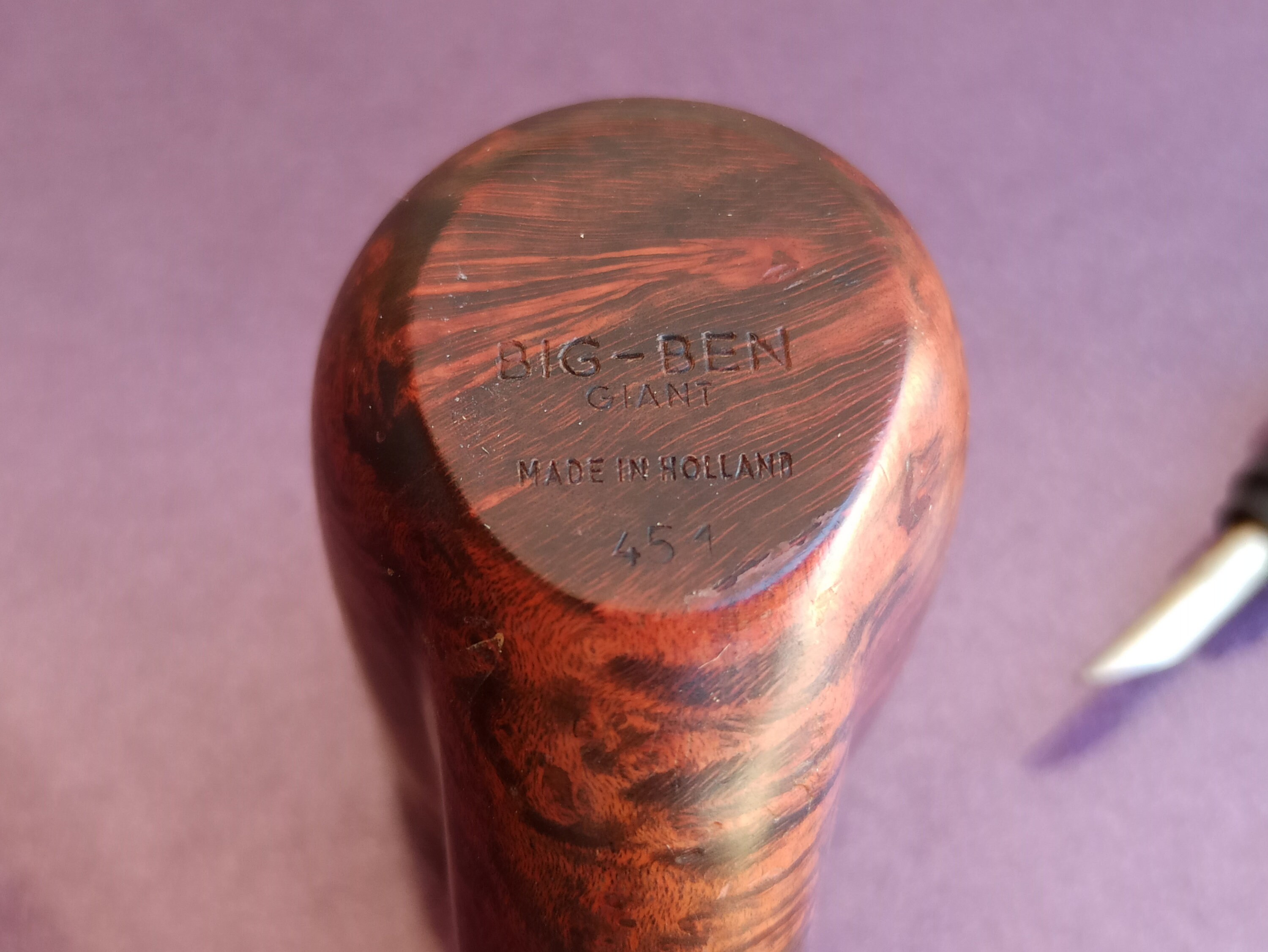 BIG-BEN Giant Briar Smoking Pipe Made in Holland Briar Pipe - Etsy
