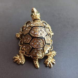 Gold Filled Turtle Box, Vintage Box, Jewelery Box, Retro Box, Retro ...
