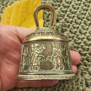 Peerage Bronze Bell England, Beheading Scene, Antique Bronze Bell, Bell ...