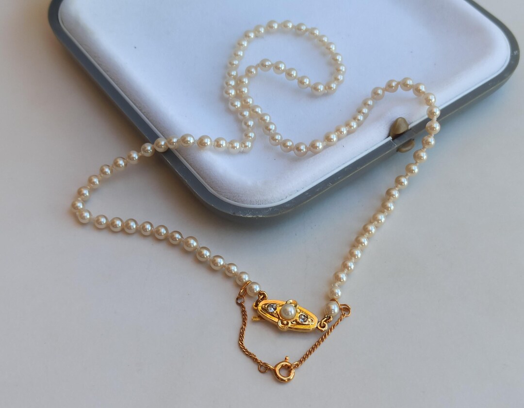 Pearl Velina Reina Necklace, Velina Reina Pearl, White Pearl Necklace ...