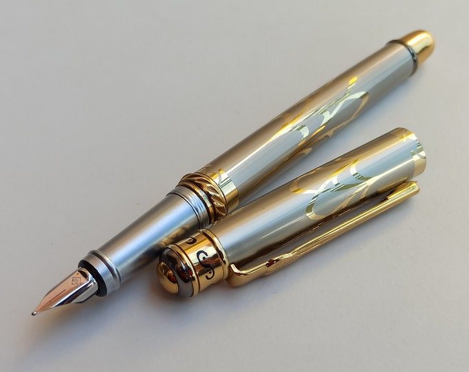 802 China Fountain Pen, Gold Filled Pen, Collectible Fountain Pen ...