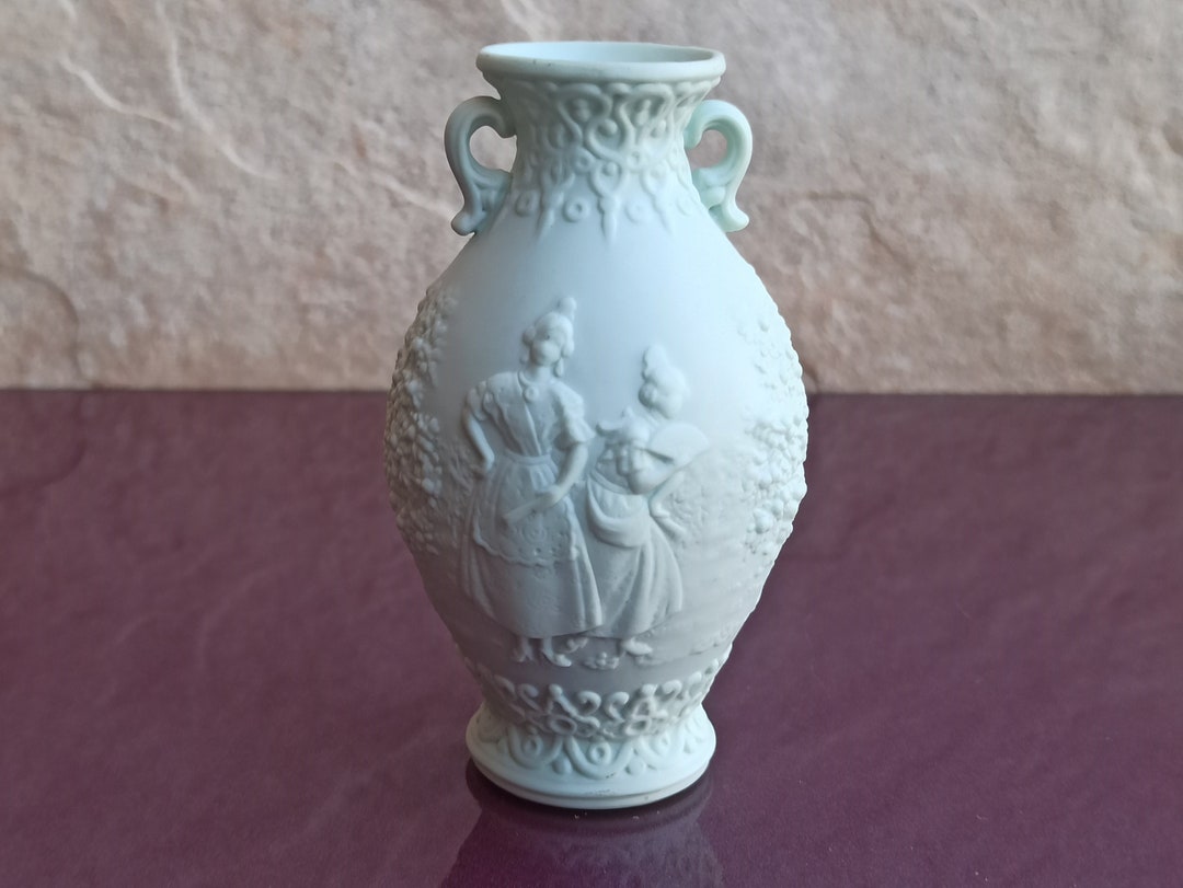 1984 LLADRO Porcelain Vase, Vintage Lladro Vase, Lladro Vase, Retro ...