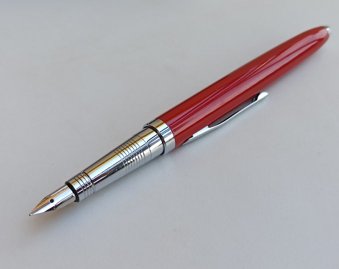 Vintage Fountain Pen, Gift Personalized, Gold Plated, Vintage Fountain ...