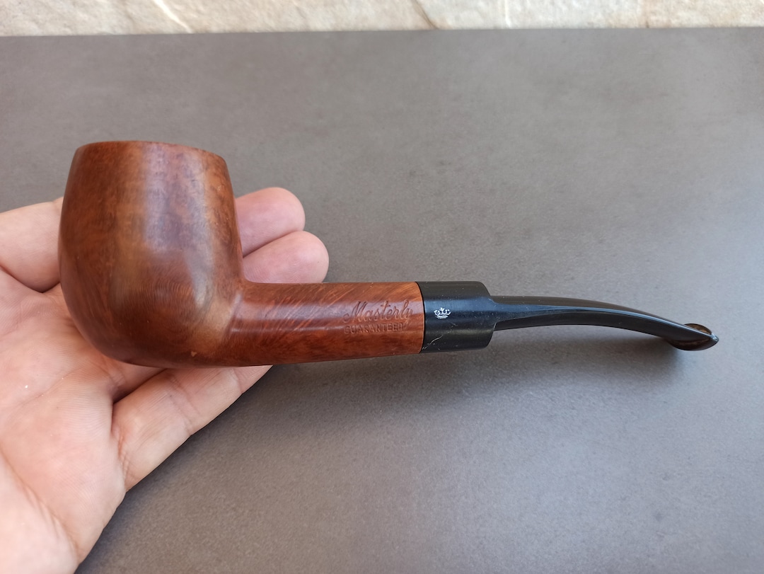 Large MASTERLY Smoking Pipe Guaranteed, Vintage Briar Pipe, Used Briare Tobacco Pipe, Briar Wood ...