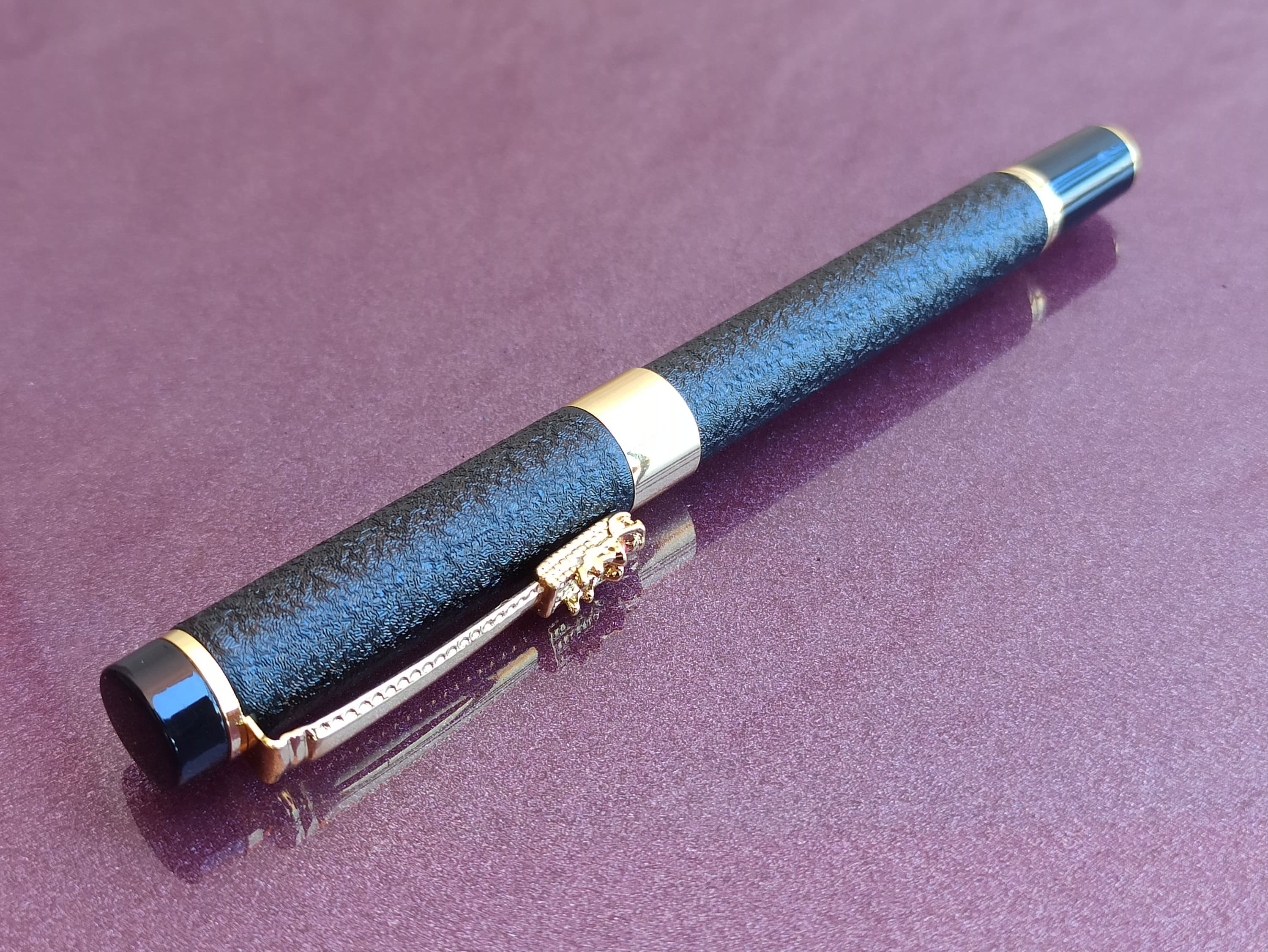 Dragon Fountain Pen Genius Iridium Gold Plated Fountain Pen - Etsy