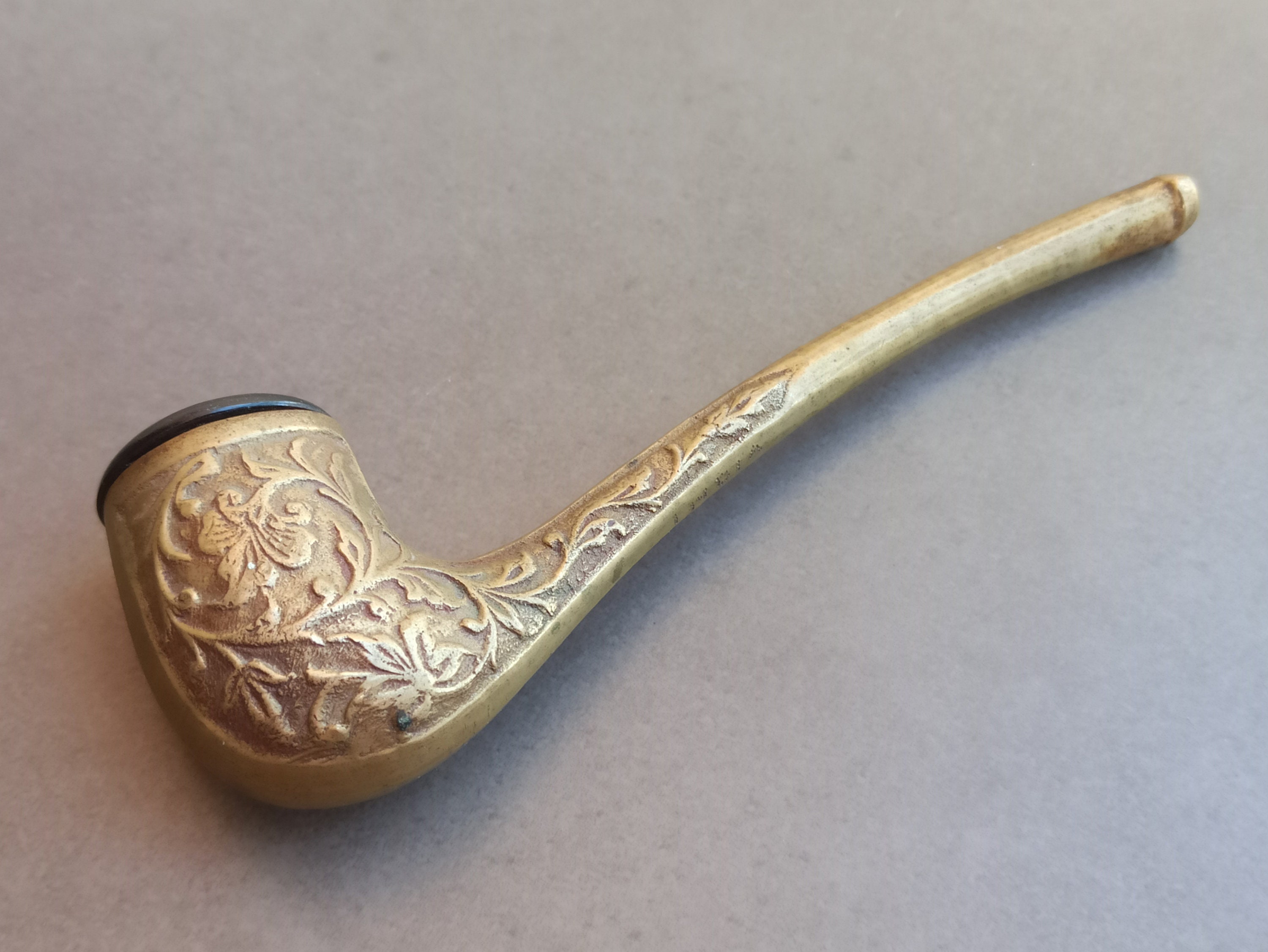 Bronze Smoking Pipe Billiard Bronze Pipe Bronze Tobacco - Etsy