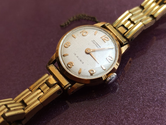 1950-59 TORMAS Gold Filled Watch, 15 Rubis Watch, Gol… - Gem