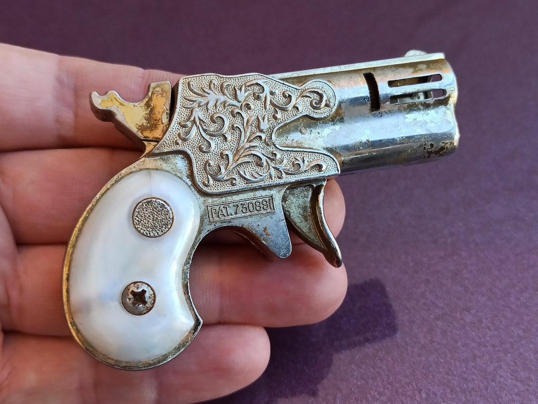 Vintage Pistol Lighter Modern Angel Mascot Lighter Original - Etsy