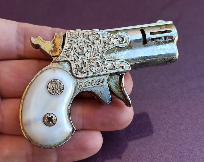 Vintage Pistol Lighter, Modern Angel Mascot Lighter, Original Vintage ...