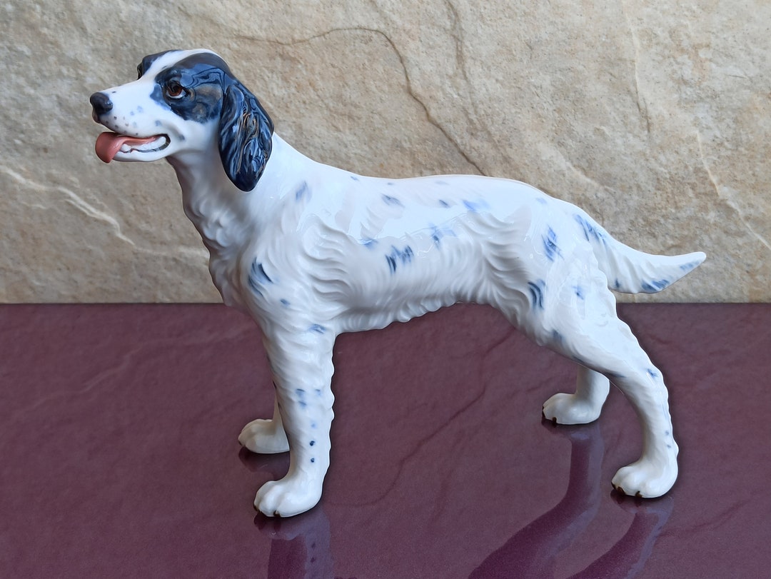 Rare BIDASOA English Setter, Porcelain Dog, English Setter in Bidasoa ...