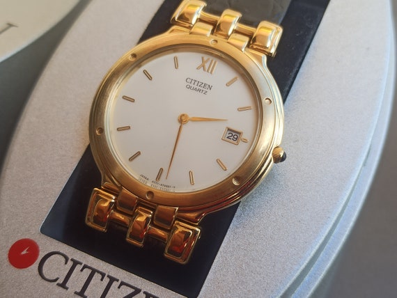 Citizen Quartz 1980s Vintage Men's Watch, From Collec… - Gem